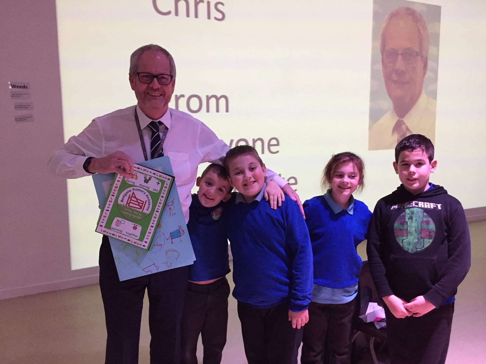 A fond farewell to Chris Pickering from Redgate's pupils - Redgate ...